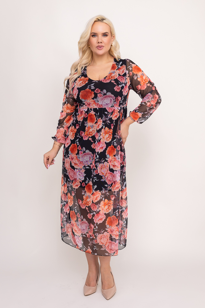 Sukienki wyszczuplające duże rozmiary XXL - Tono sklep plus size #6