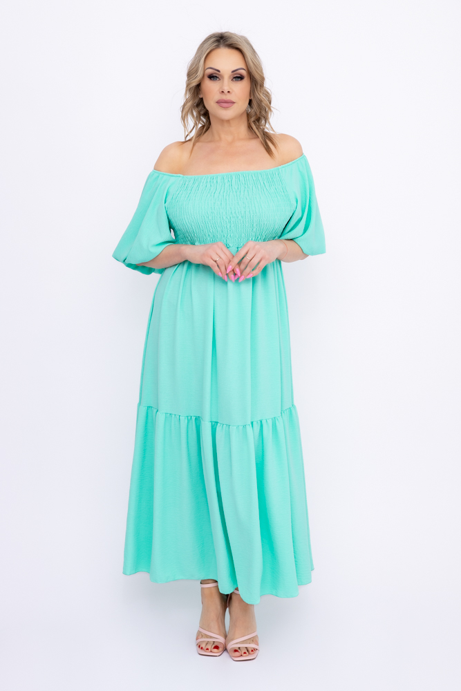 Miętowa Sukienka FINURI Sukienki TONO