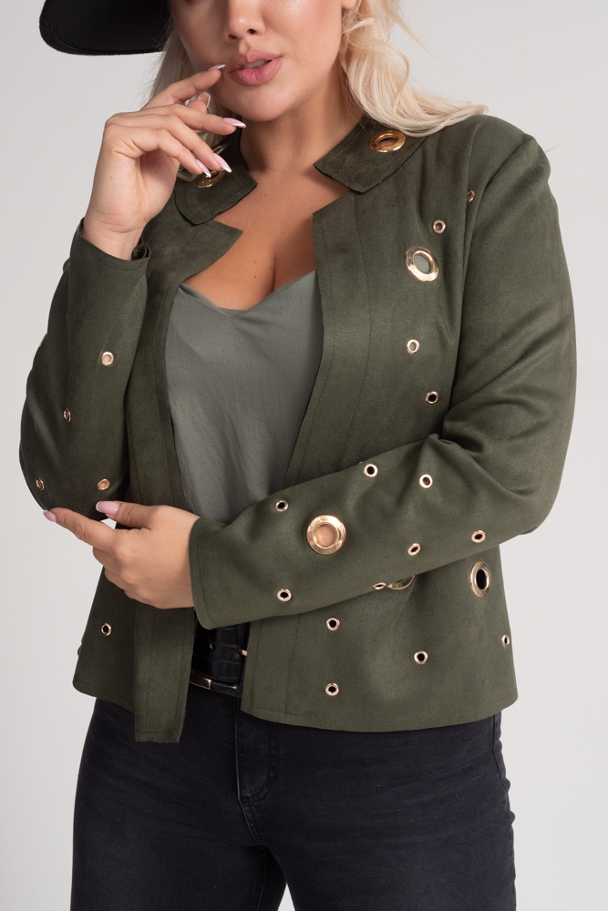 Dark Green MILIS Jacket green || gold | Women's clothing \ Outerwear ...