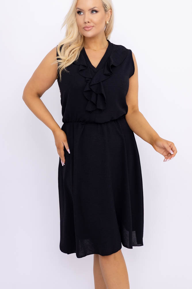 Black MERINGO Ribbon Dress czarny | Dresses \ Dresses for work Dresses ...